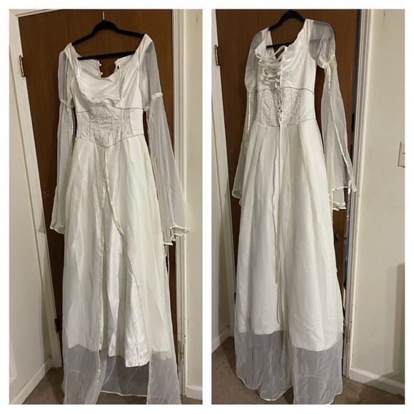 Vintage | Dresses | Christine Renaissance Wedding Dress | Poshmark